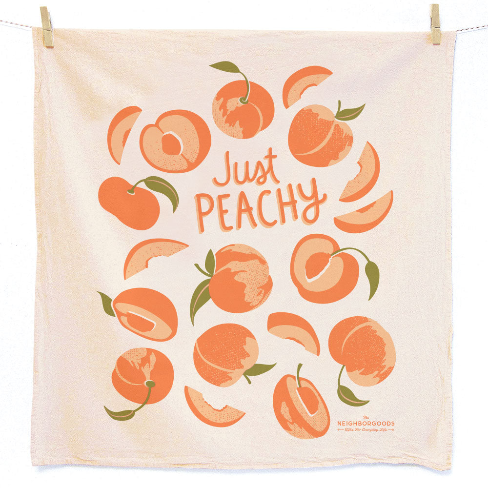 Peach Dish Towel - The Neighborgoods
