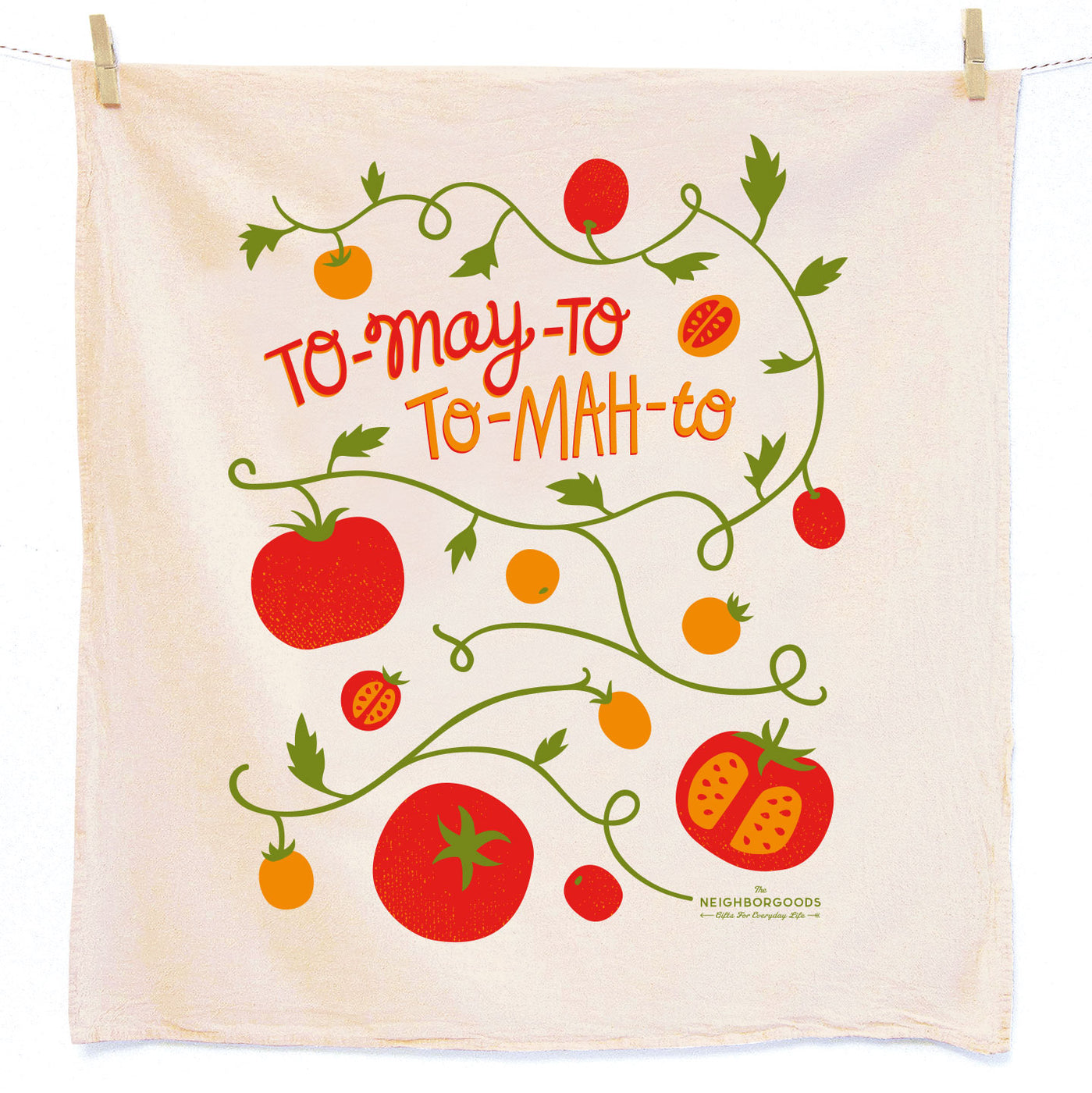 Tomato Dish Towel + Sponge Cloth Gift Set - The Neighborgoods